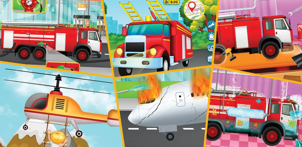 Fire Truck Rescue Truck Games - APKZ