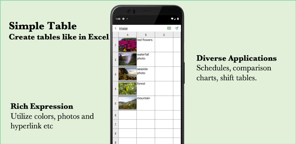 Simple Table - Note as table - APKZ
