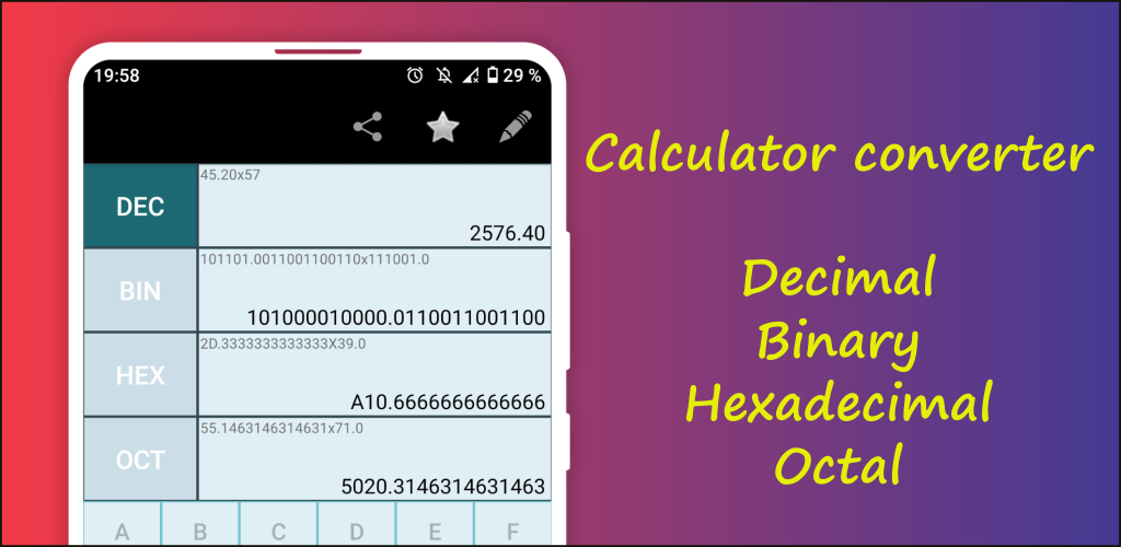 Binary Calculator Hex Decimal - APKZ