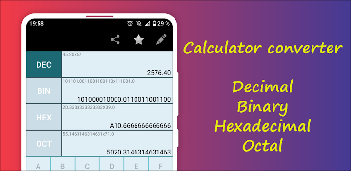 Binary Calculator Hex Decimal - APKZ