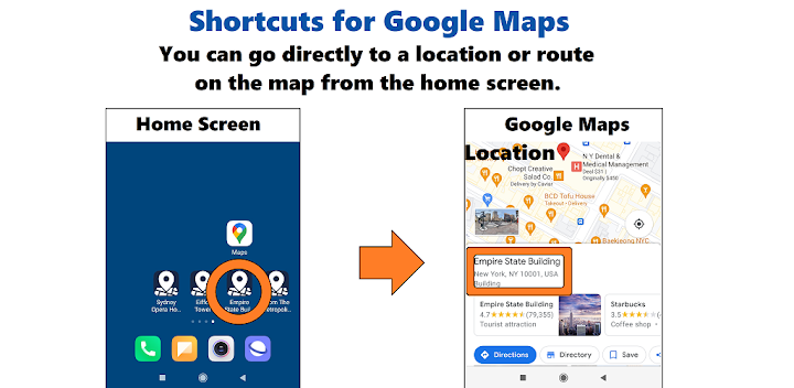 Shortcut for Maps - APKZ