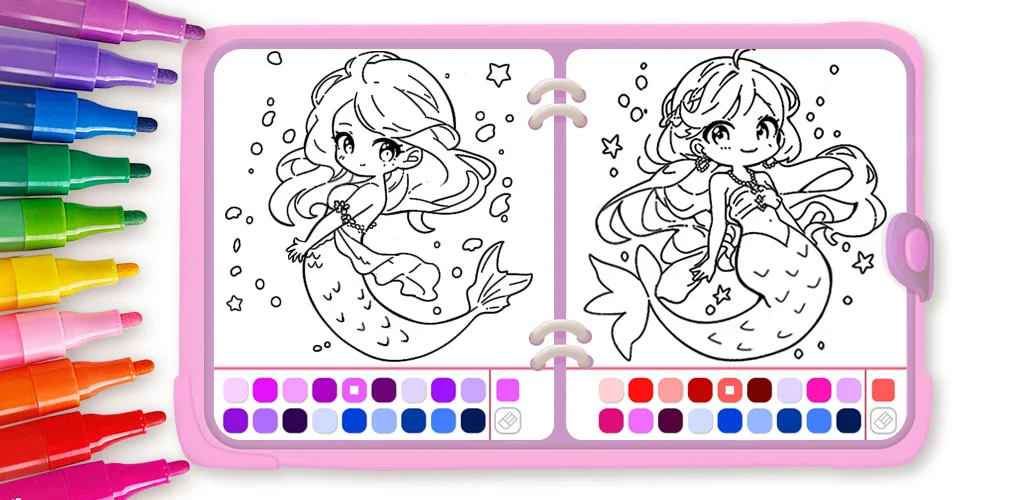 Mermaid Coloring:Mermaid games - APKZ