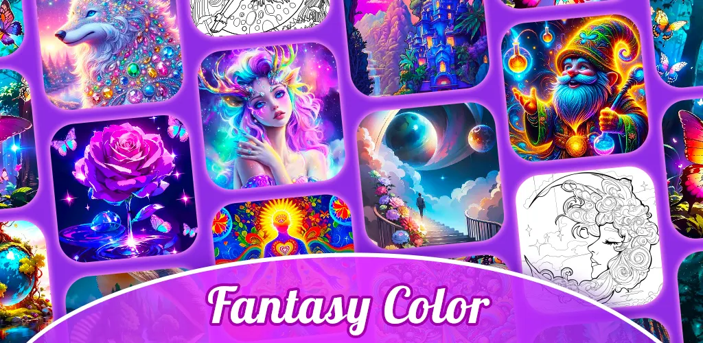 Fantasy Color-Paint By Number - APKZ