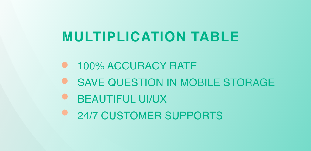 Multiplication table - APKZ
